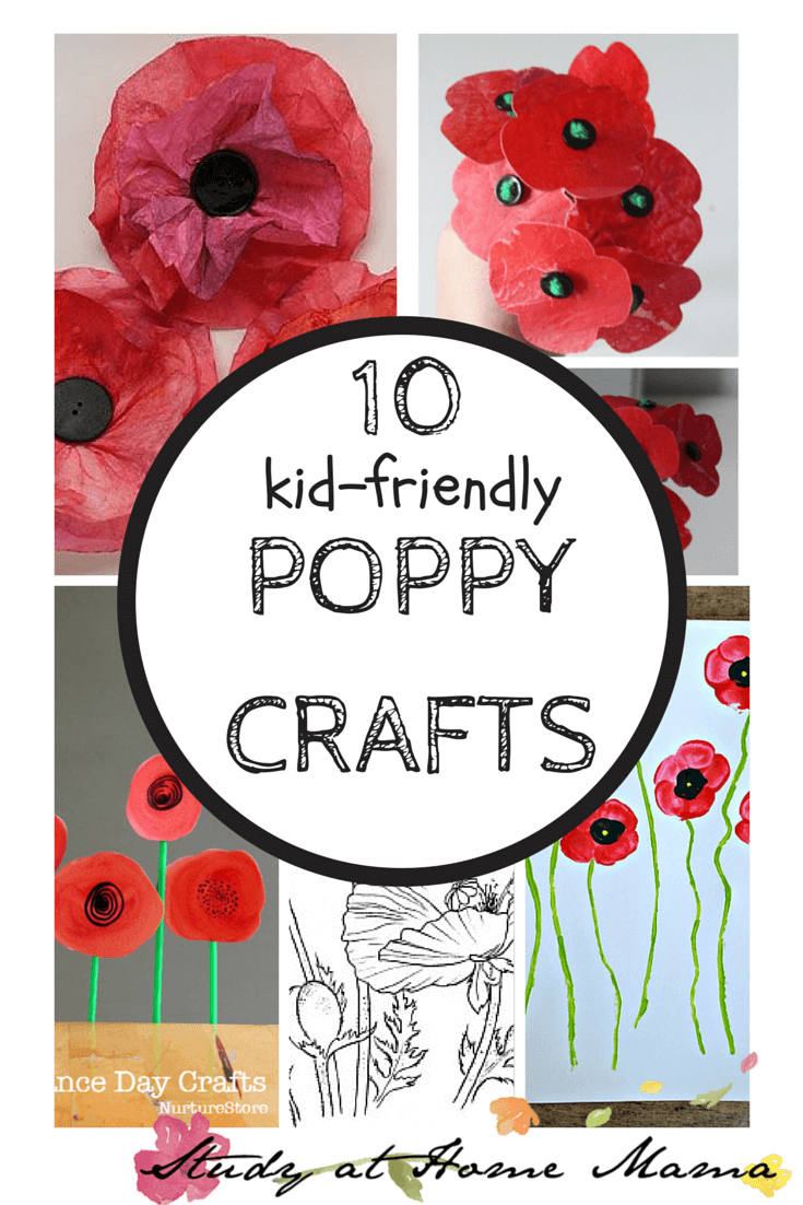 10 Poppy Crafts For Remembrance Day