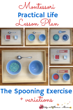 Montessori Practical Life Lessons ⋆ Sugar, Spice and Glitter