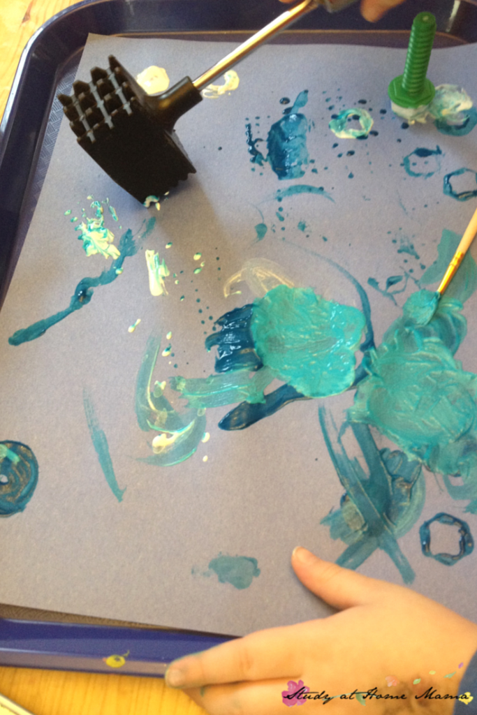 Construction Painting with Drills ⋆ Sugar, Spice and Glitter