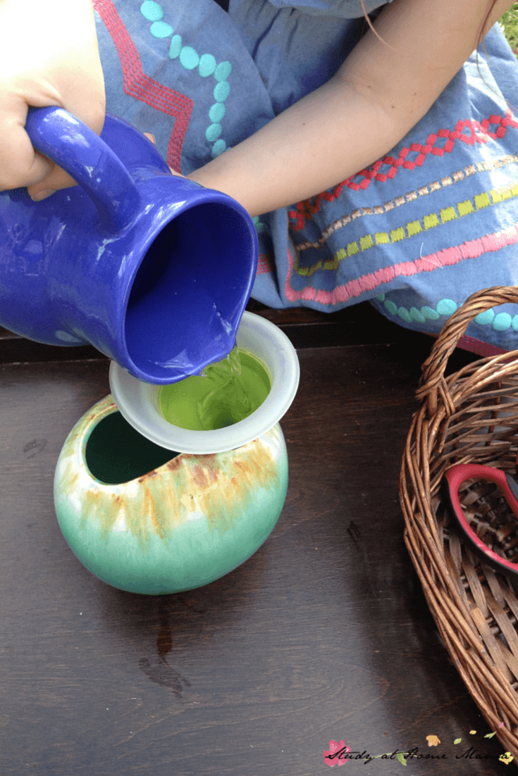 Montessori Practical Life Lesson: Flower Arranging ⋆ Sugar, Spice and ...
