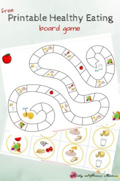 Kids Kitchen: Healthy Eating Game Printable ⋆ Sugar, Spice and Glitter
