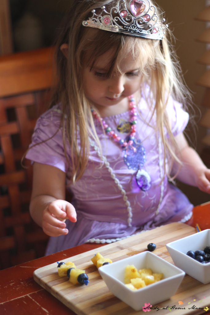 Kids Kitchen: Minion Fruit Skewers ⋆ Sugar, Spice and Glitter
