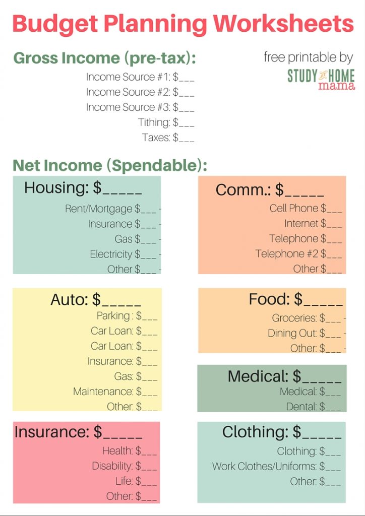 Financially Savvy: Build Your Budget ⋆ Sugar, Spice and Glitter