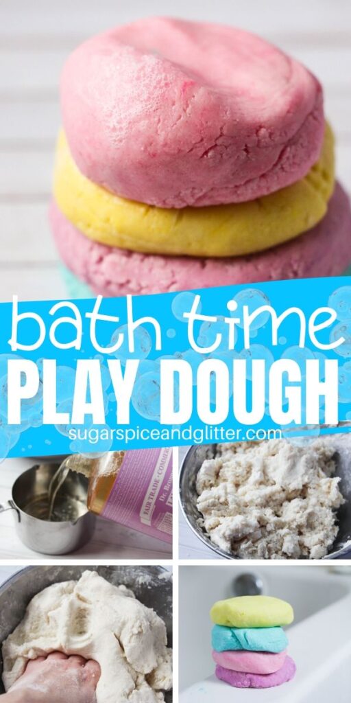 Bath Time Play Dough (with Video) ⋆ Sugar, Spice and Glitter