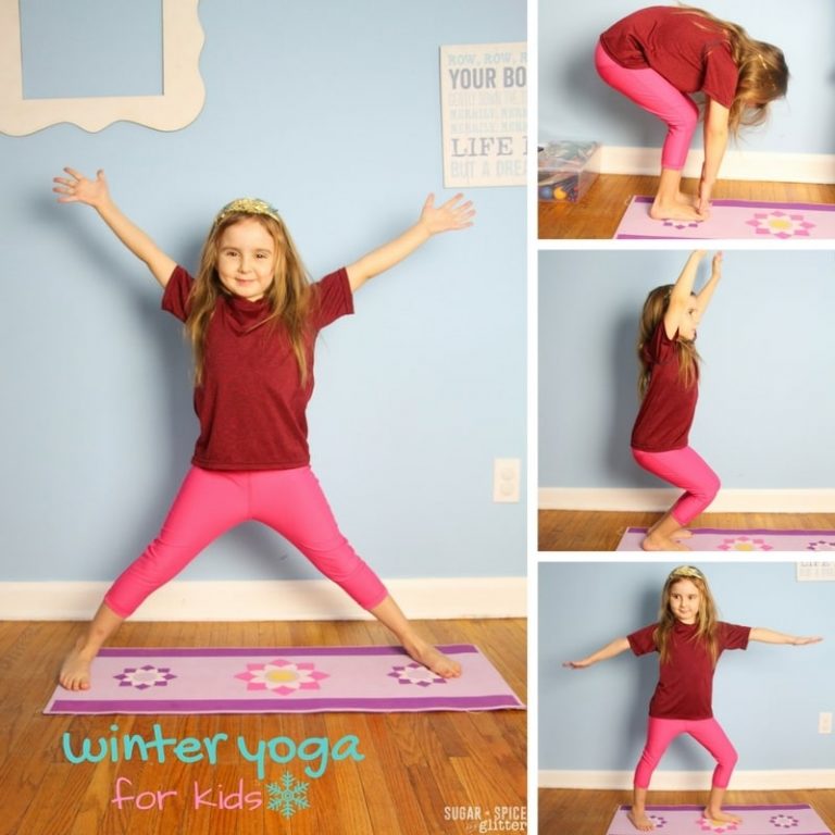 Winter Yoga for Kids ⋆ Sugar, Spice and Glitter