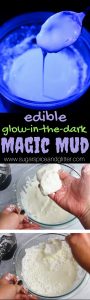 2-ingredient EDIBLE Glowing Magic Mud (with Video) ⋆ Sugar, Spice and ...