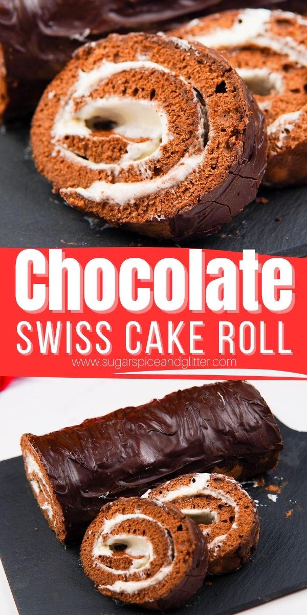 Chocolate Roll Cake (with Video) ⋆ Sugar, Spice and Glitter