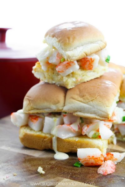 Lobster Roll Sliders (with Video) ⋆ Sugar, Spice and Glitter