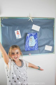 DIY Mermaid Bulletin Board ⋆ Sugar, Spice and Glitter