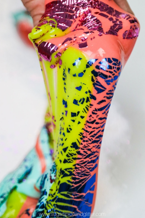 DIY 90s Neon Slime ⋆ Sugar, Spice and Glitter