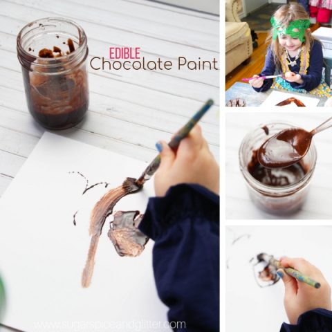 Homemade Edible Chocolate Paint ⋆ Sugar, Spice and Glitter