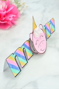 Unicorn Mother's Day Card (with VIDEO) ⋆ Sugar, Spice and Glitter