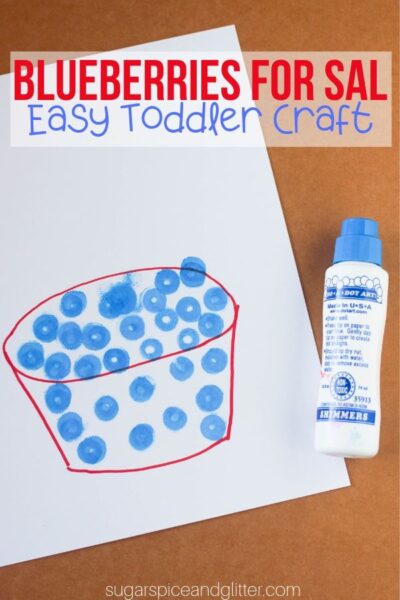 Blueberries for Sal Toddler Craft ⋆ Sugar, Spice and Glitter