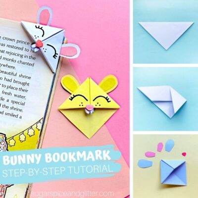 Bunny Corner Bookmark ⋆ Sugar, Spice and Glitter
