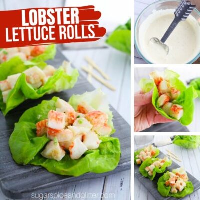 Lobster Roll Lettuce Wraps ⋆ Sugar, Spice and Glitter