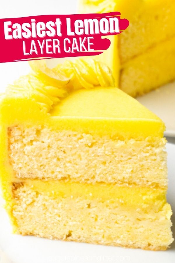 Easy Lemon Cake (with Video) ⋆ Sugar, Spice and Glitter