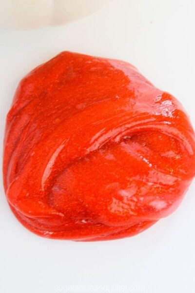 Orange Glitter Slime ⋆ Sugar, Spice and Glitter