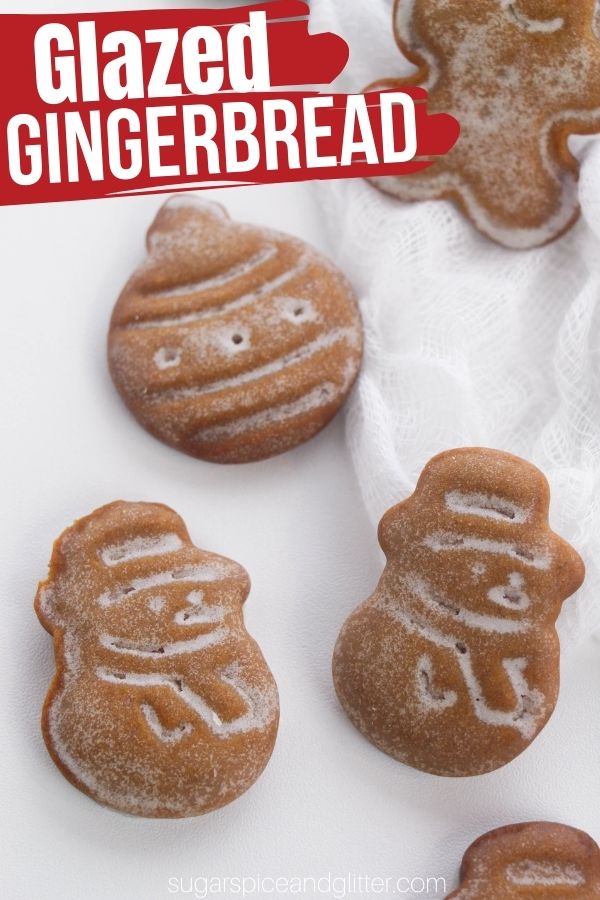 Glazed Gingerbread Cookies (with Video) ⋆ Sugar, Spice and Glitter