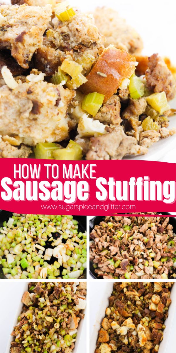 Sausage Stuffing ⋆ Sugar, Spice and Glitter