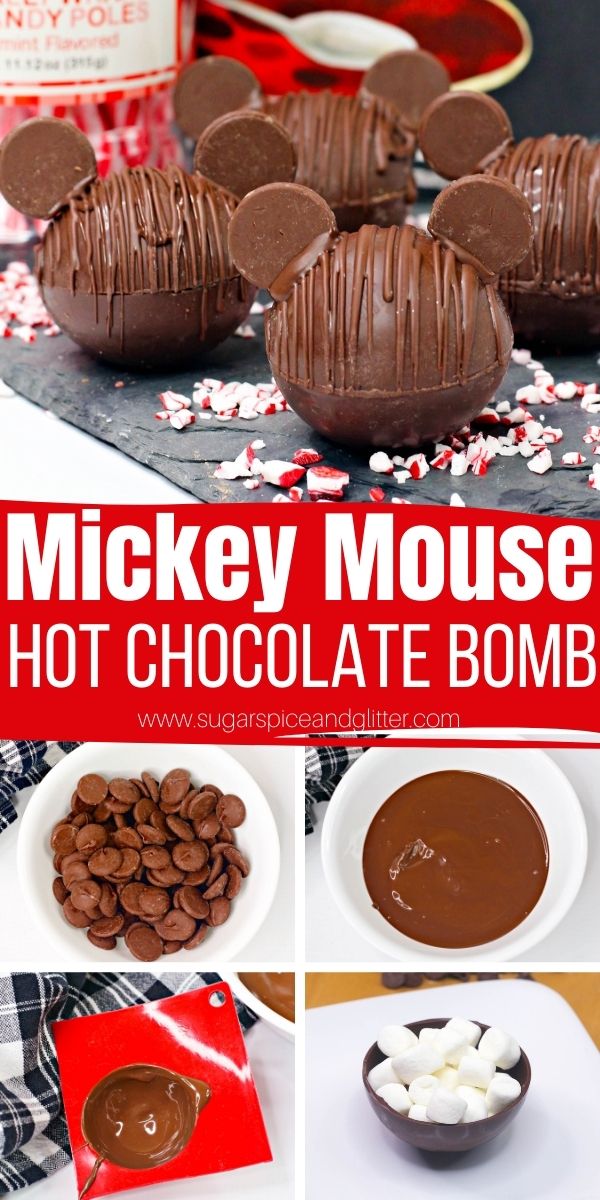 Mickey Mouse Hot Chocolate Bomb (with Video) ⋆ Sugar, Spice and Glitter