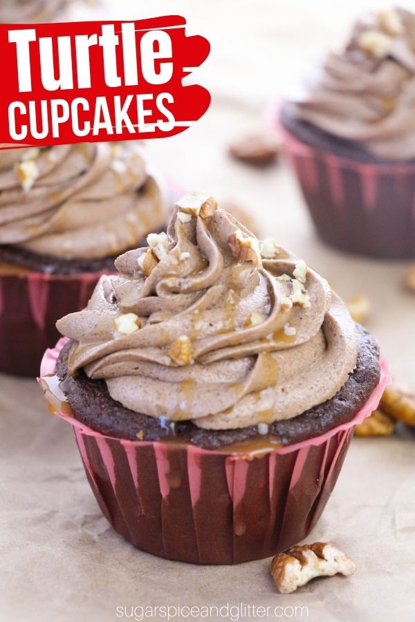 Turtles Cupcakes (with Video) ⋆ Sugar, Spice and Glitter