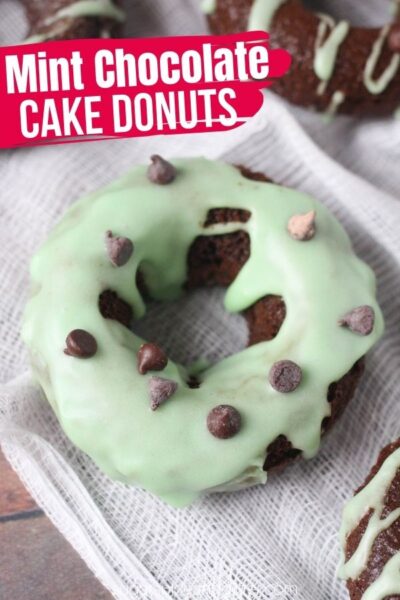 Mint Chocolate Donuts ⋆ Sugar, Spice and Glitter