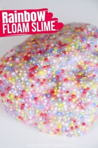 Rainbow Floam Slime (with Video) ⋆ Sugar, Spice and Glitter