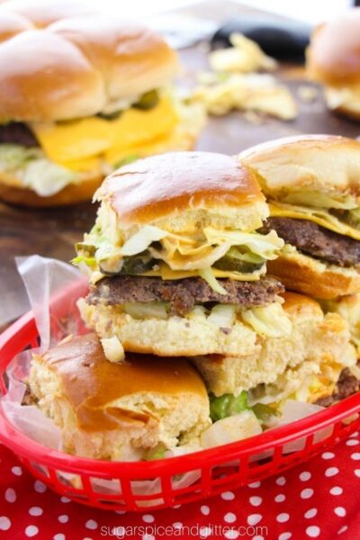 Big Mac Sliders (with Video) ⋆ Sugar, Spice and Glitter