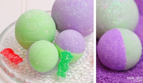 Sour Candy Bath Bombs (with Video) ⋆ Sugar, Spice and Glitter