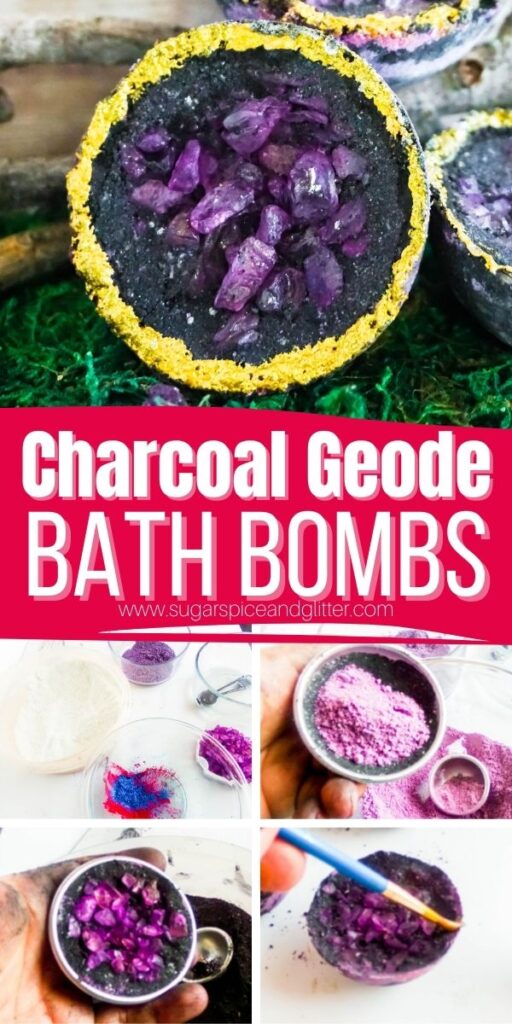 Geode Bath Bombs (with Video) ⋆ Sugar, Spice and Glitter