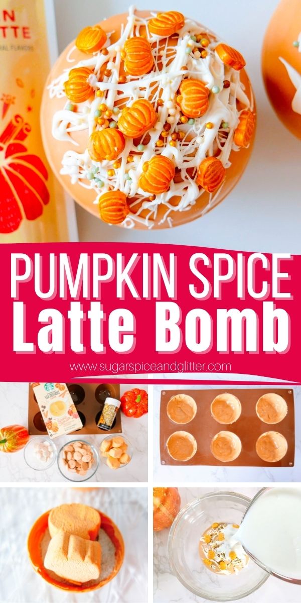 Pumpkin Spice Latte Coffee Bombs (with Video) ⋆ Sugar, Spice and Glitter