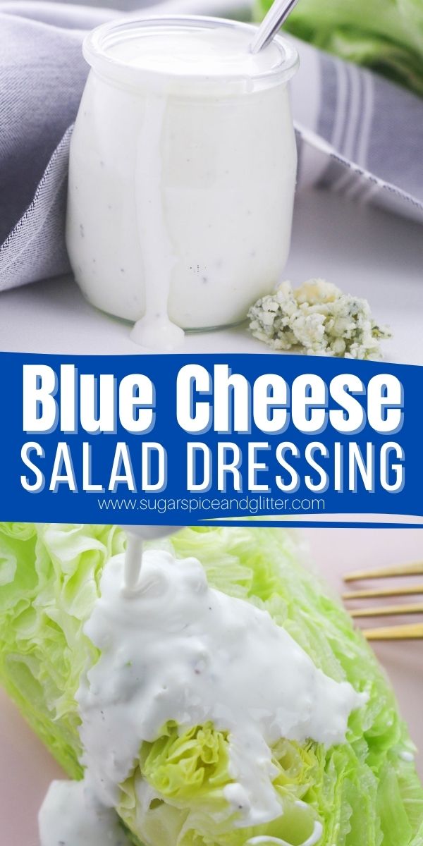 Blue Cheese Salad Dressing ⋆ Sugar, Spice and Glitter