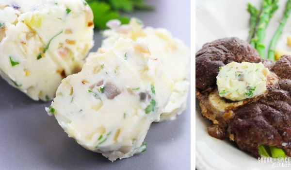 Shallot & Herb Compound Butter ⋆ Sugar, Spice and Glitter