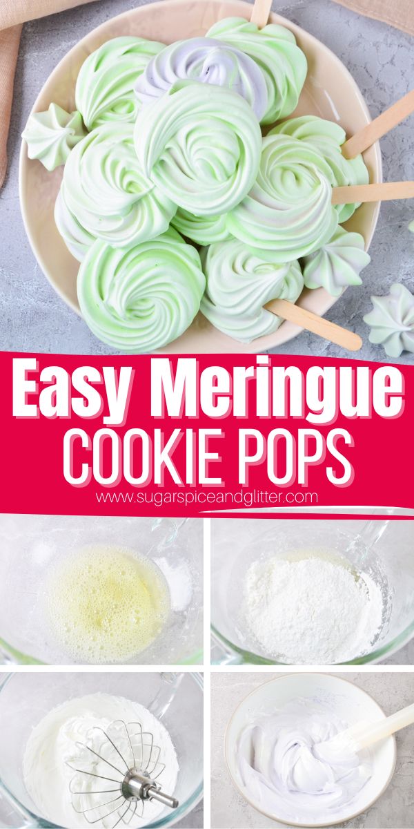 Meringue Cookie Pops ⋆ Sugar, Spice and Glitter