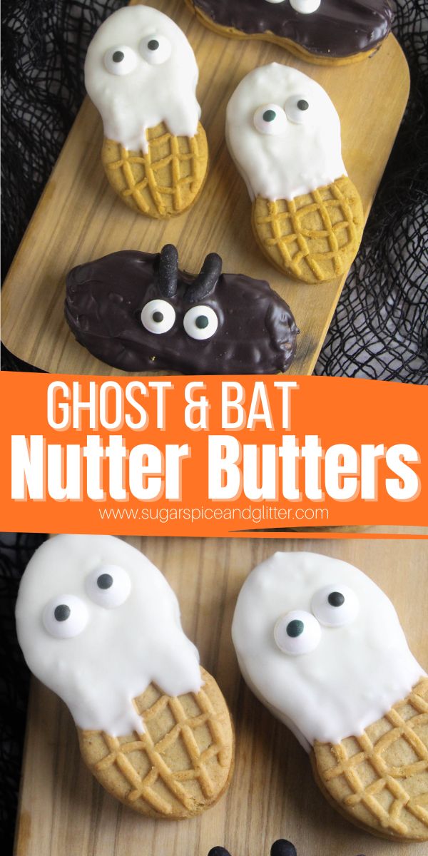 Halloween Nutter Butters: Ghosts and Bats ⋆ Sugar, Spice and Glitter