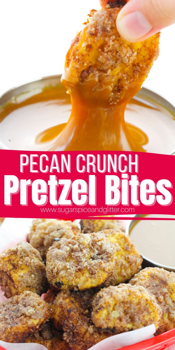 Praline Crunch Pretzel Bites ⋆ Sugar, Spice and Glitter