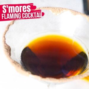 Flaming S'mores Cocktail ⋆ Sugar, Spice and Glitter