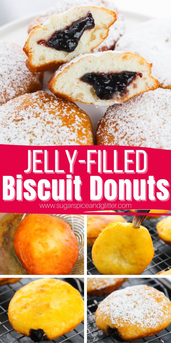 Jelly-Filled Biscuit Donuts ⋆ Sugar, Spice and Glitter