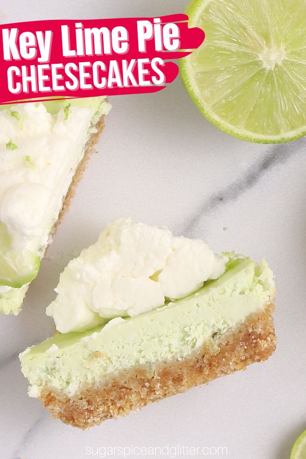 Mini Key Lime Pie Cheesecakes ⋆ Sugar, Spice and Glitter