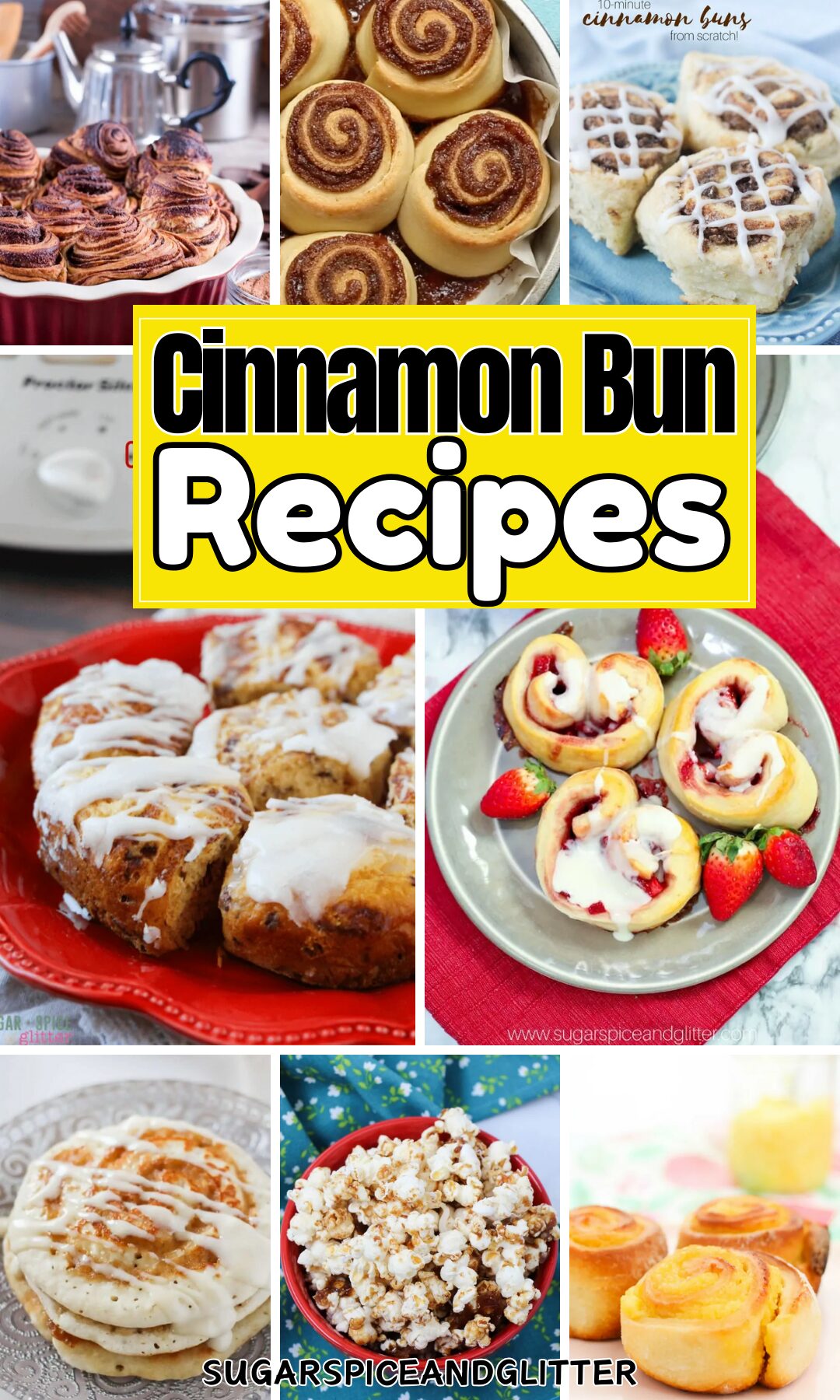 40+ Cinnamon Bun Recipes ⋆ Sugar, Spice and Glitter
