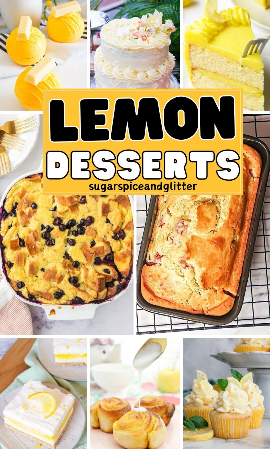 40 Lovely Lemon Desserts ⋆ Sugar, Spice and Glitter