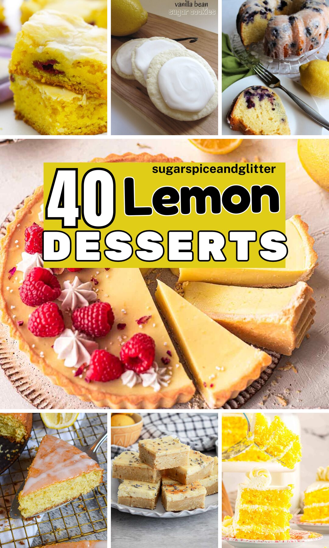 40 Lovely Lemon Desserts ⋆ Sugar, Spice and Glitter