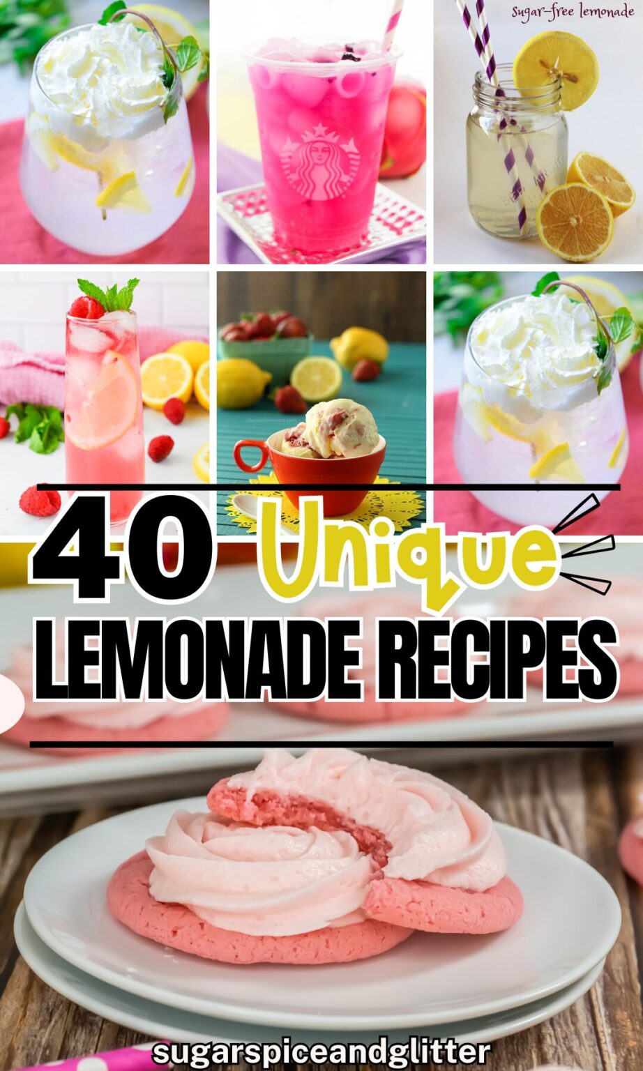 40 Unique Lemonade Recipes ⋆ Sugar, Spice and Glitter