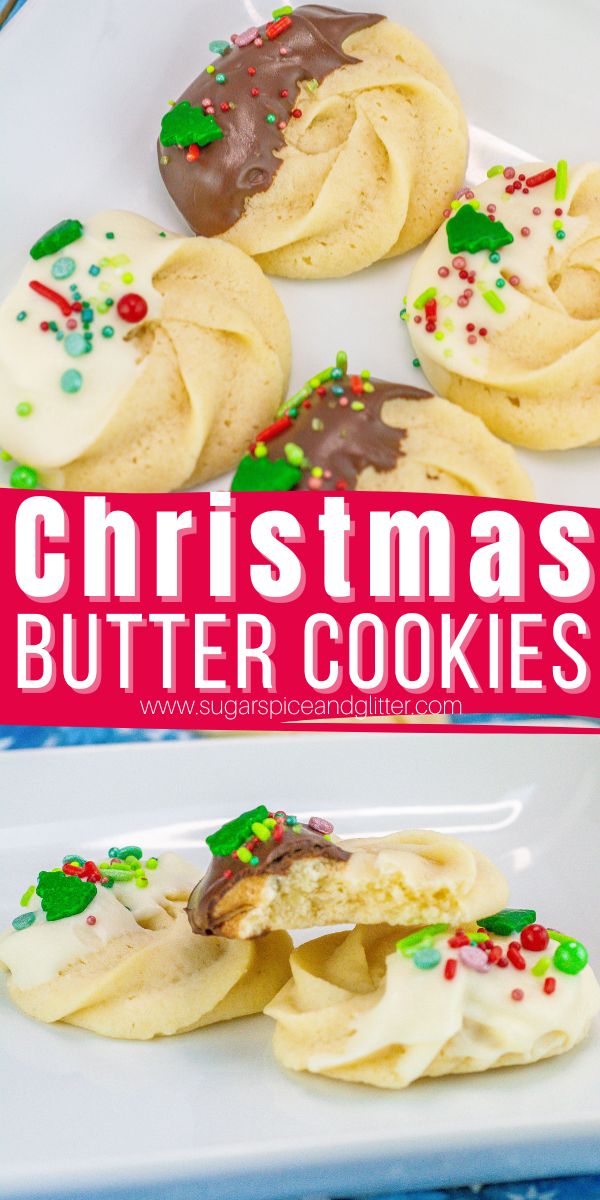 Christmas Butter Cookies ⋆ Sugar, Spice and Glitter