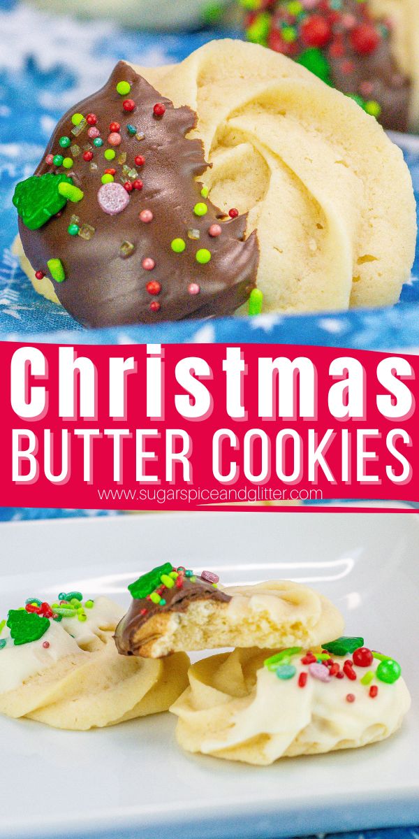 Christmas Butter Cookies ⋆ Sugar, Spice and Glitter