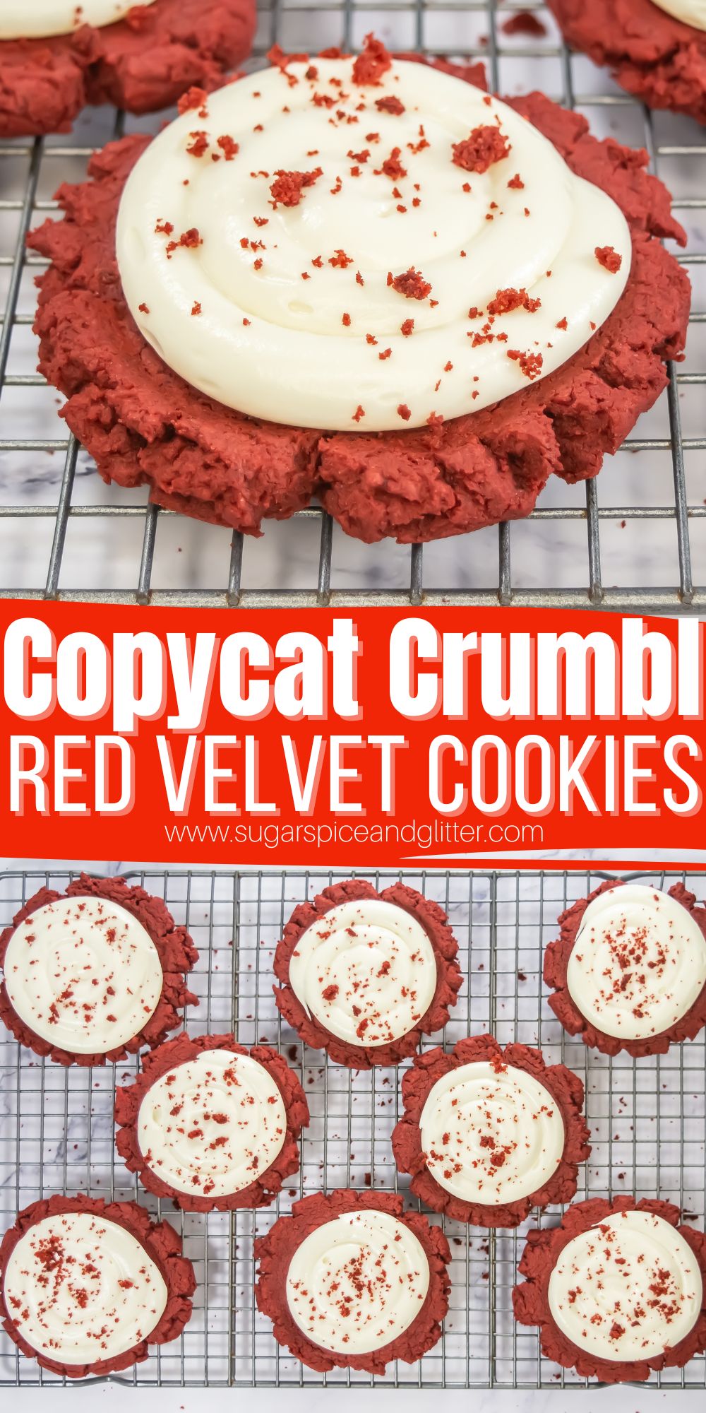 Crumbl Red Velvet Cookies ⋆ Sugar, Spice and Glitter